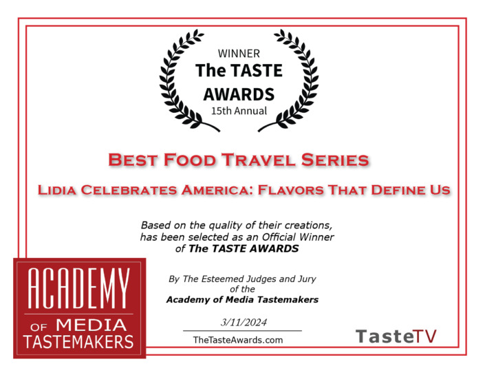 Award Certificates - 15th Annual TASTE AWARDS - The TASTE AWARDS